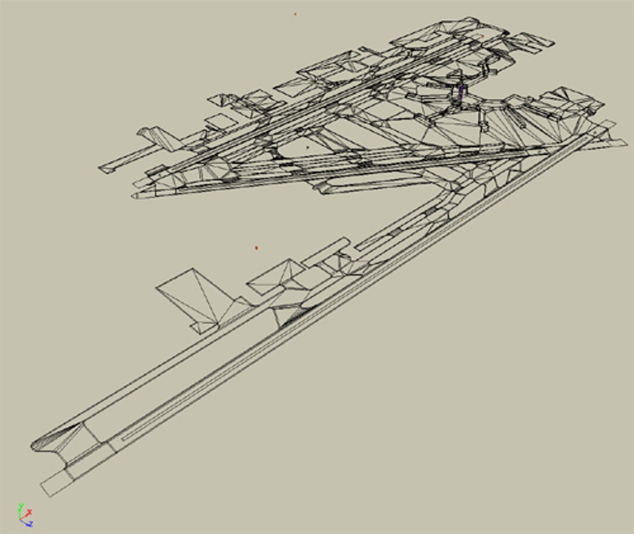 3d Model Miami Airport Runway