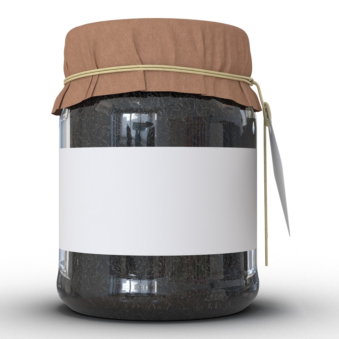 black tea glass jar max