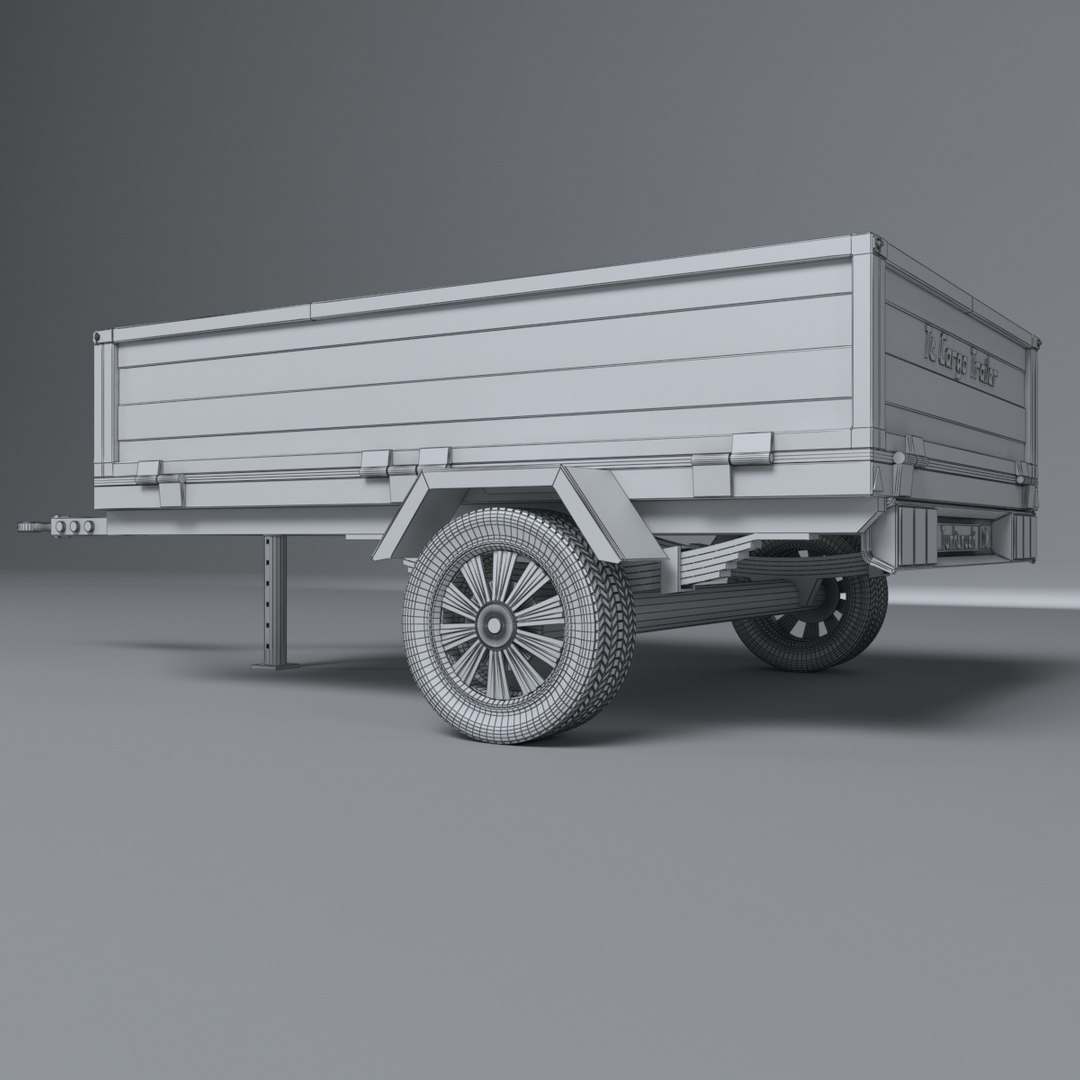 3D Model Trailer Vans - TurboSquid 1344487