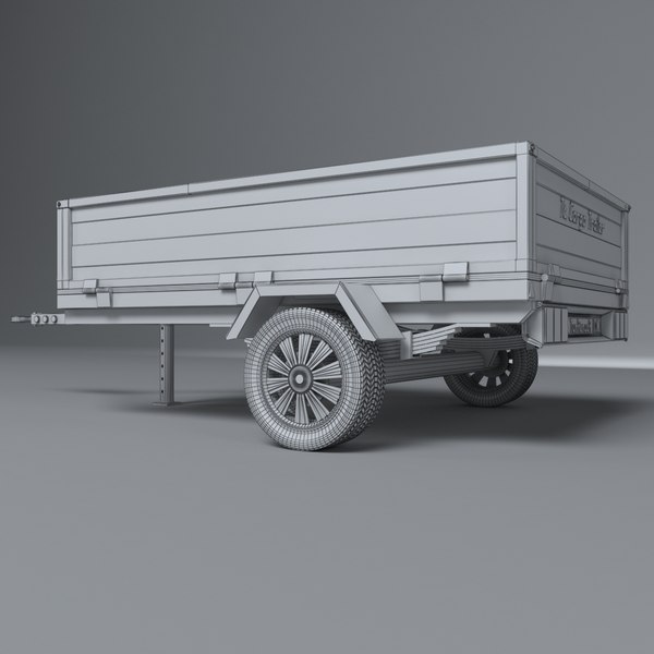 3D model trailer vans - TurboSquid 1344487