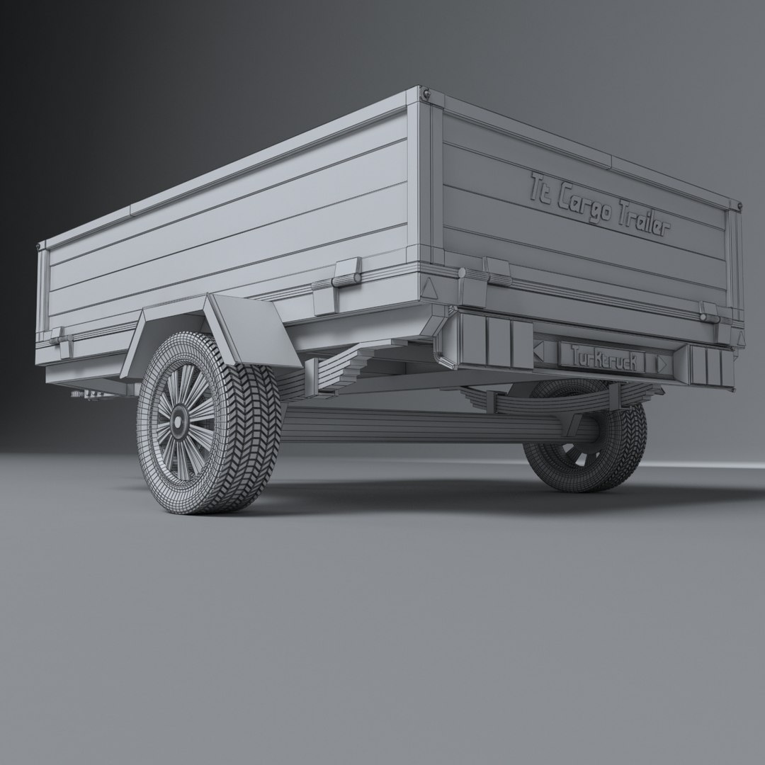 3D Model Trailer Vans - TurboSquid 1344487