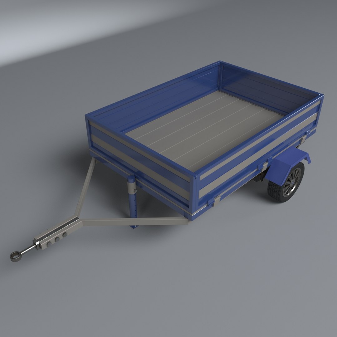 3D Model Trailer Vans - TurboSquid 1344487