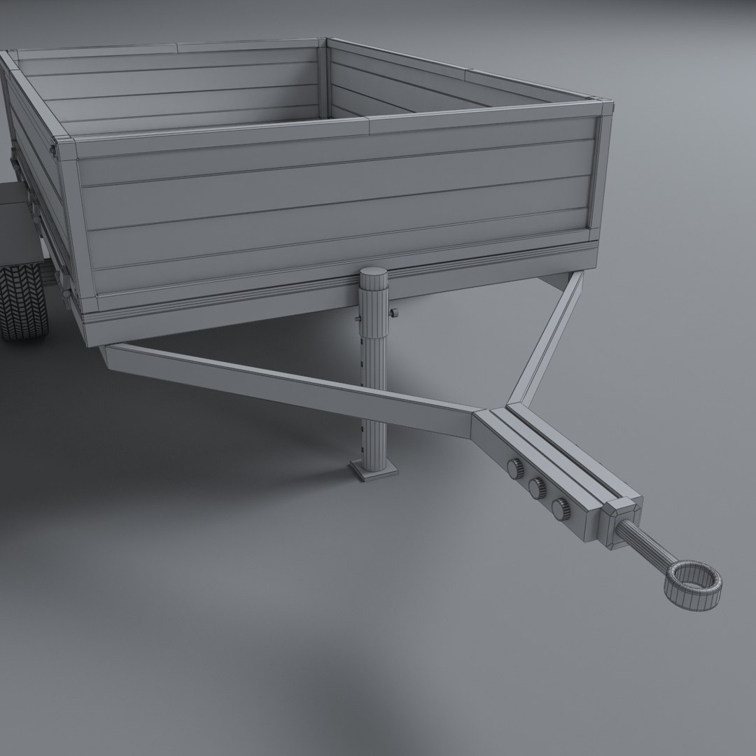 3D Model Trailer Vans - TurboSquid 1344487