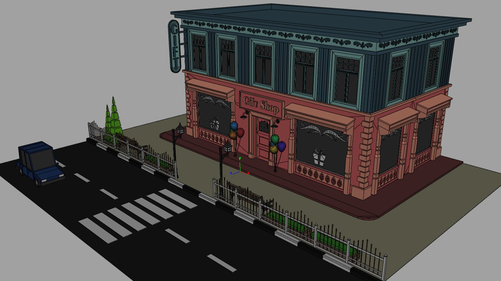 3D Model Shop Gift - TurboSquid 1484609