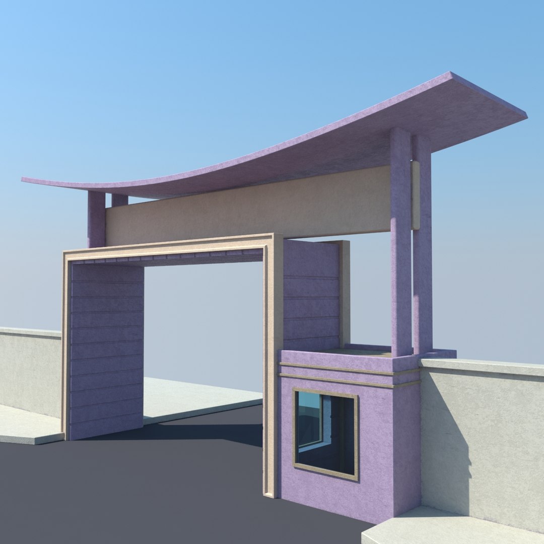 Gate Entrance 3d Model