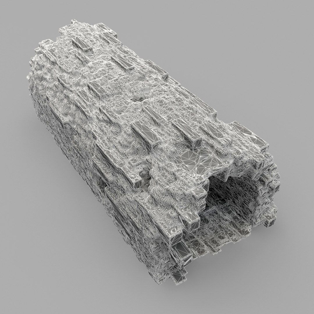 Stone Cliff 3d Model