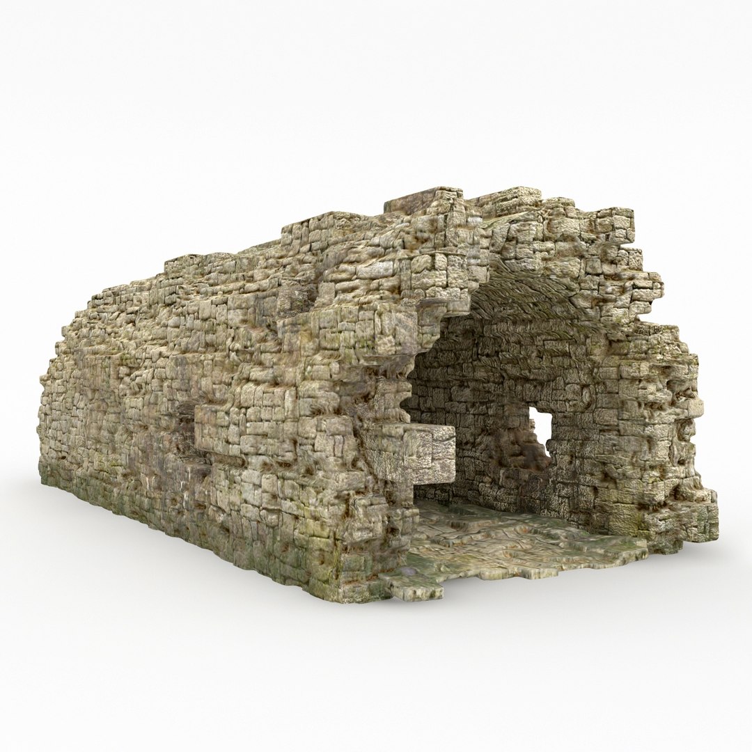 Stone Cliff 3d Model