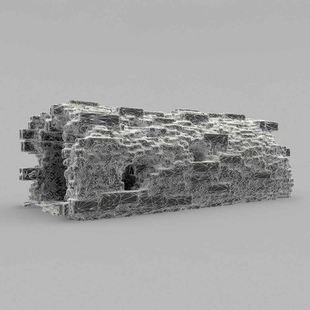 Stone Cliff 3d Model
