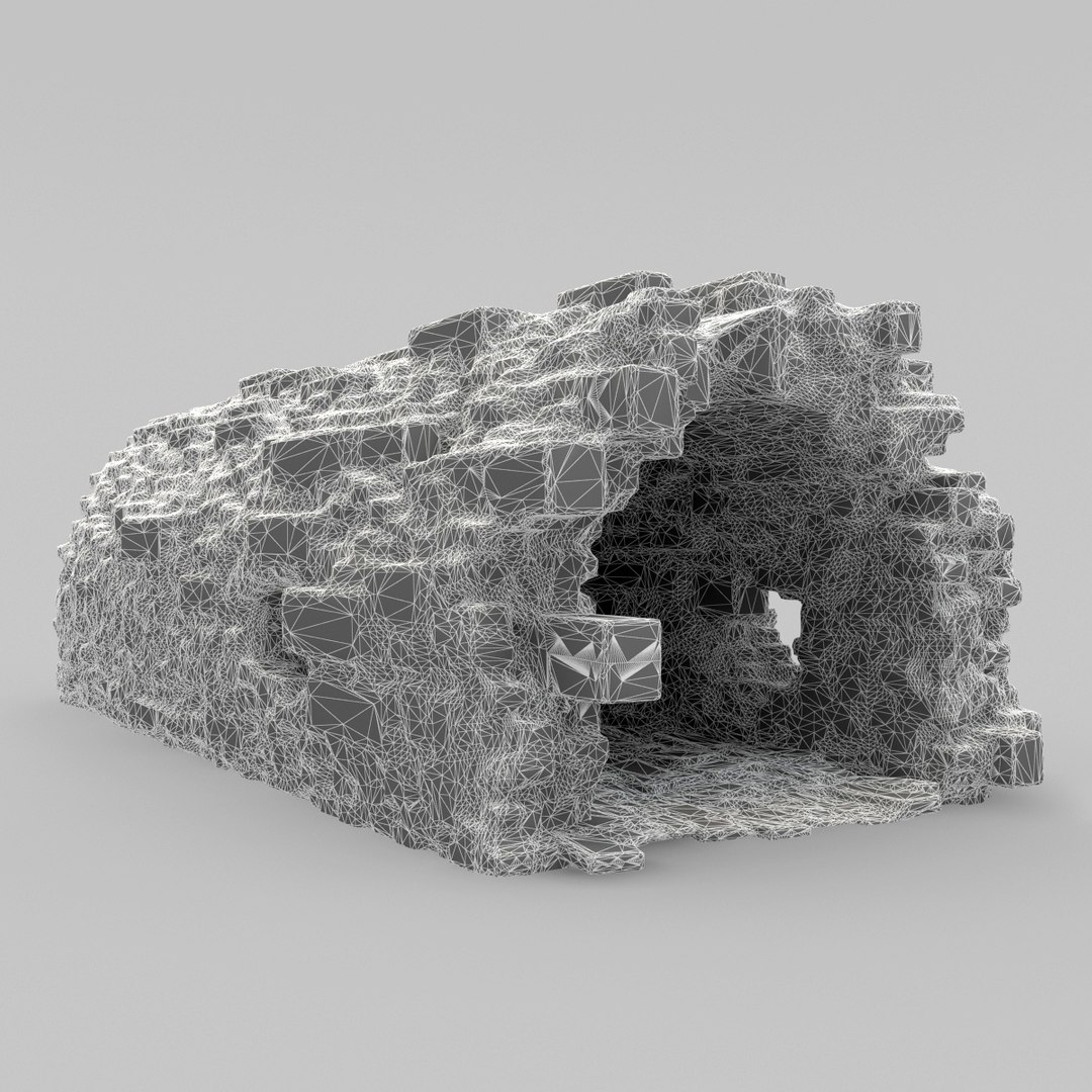 Stone Cliff 3d Model