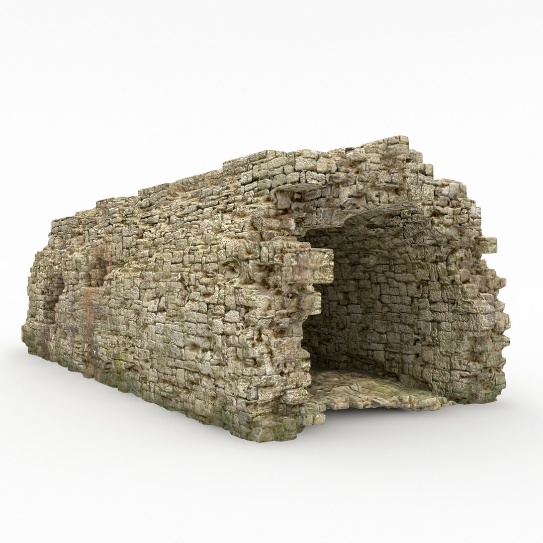 Stone Cliff 3d Model