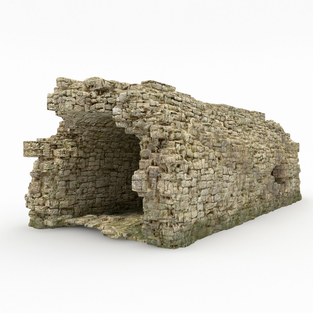 Stone Cliff 3d Model