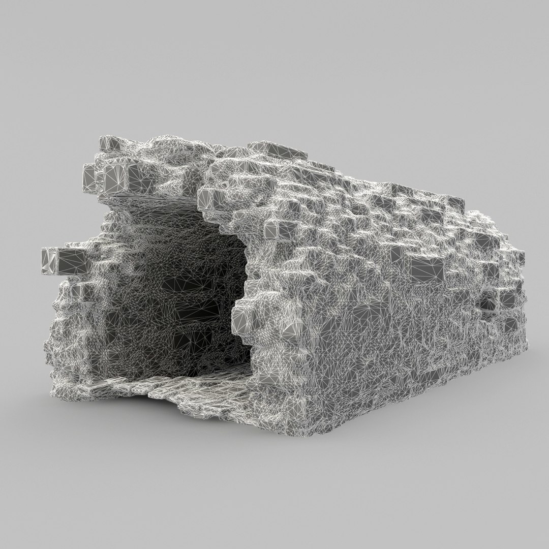 Stone Cliff 3d Model