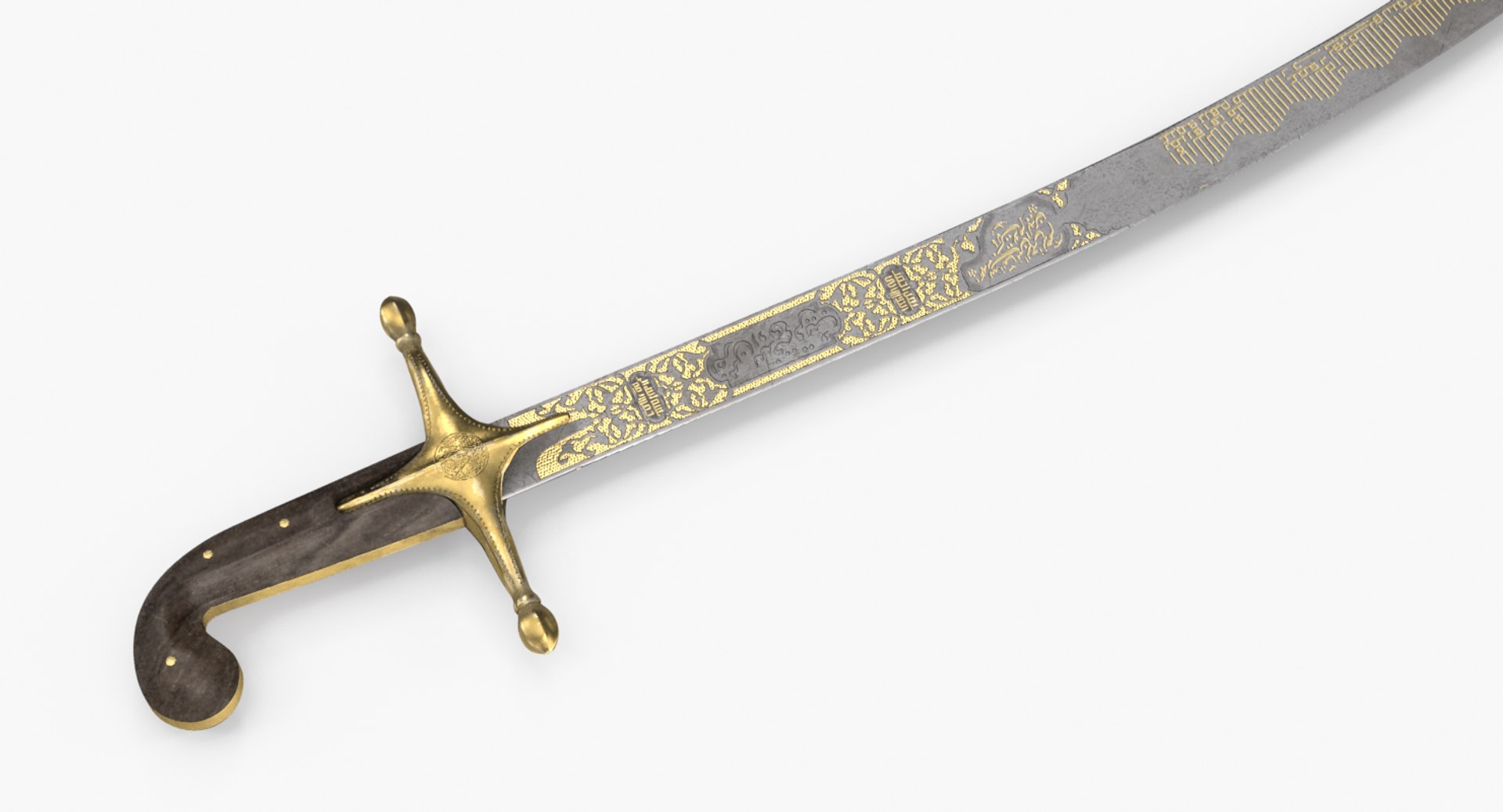 3D Ottoman Sword - TurboSquid 1297098
