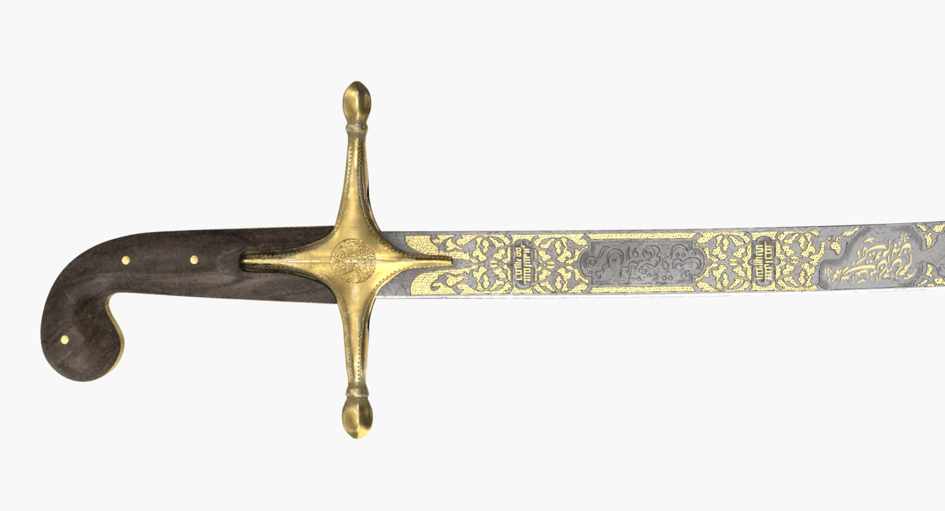 3D Ottoman Sword - TurboSquid 1297098