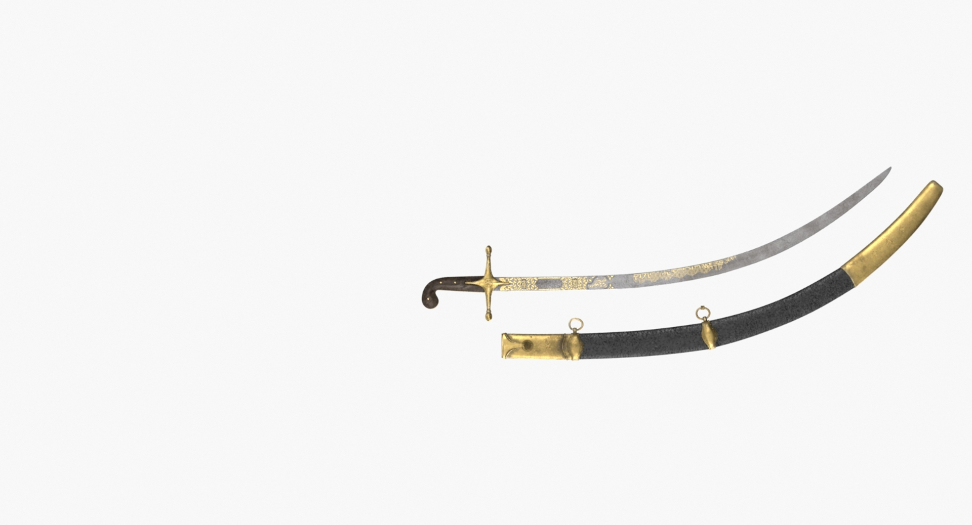 3D Ottoman Sword - TurboSquid 1297098