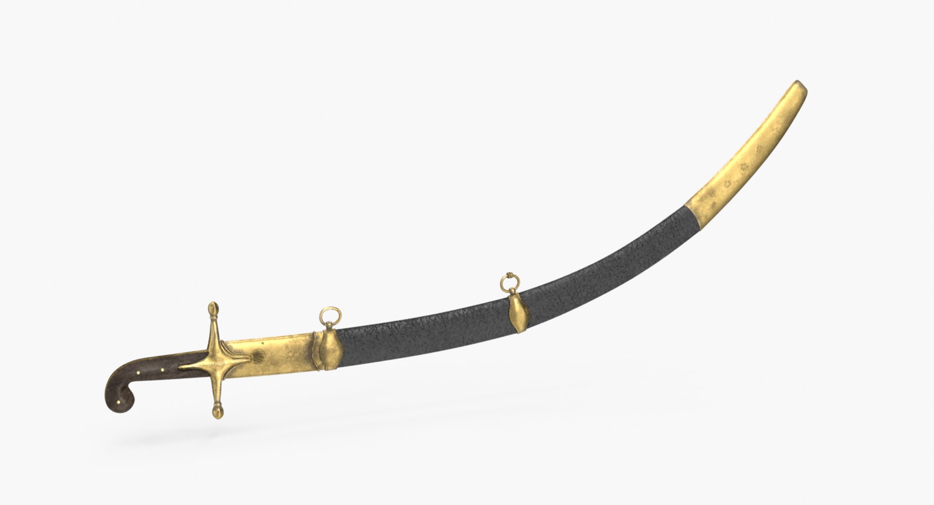 3D Ottoman Sword - TurboSquid 1297098