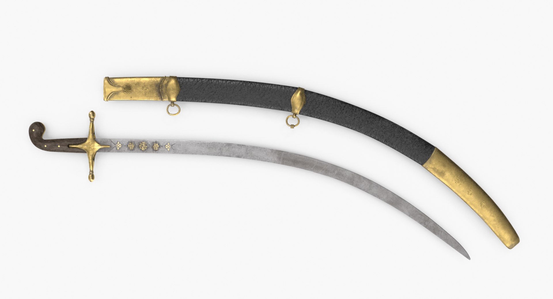 3D Ottoman Sword - TurboSquid 1297098