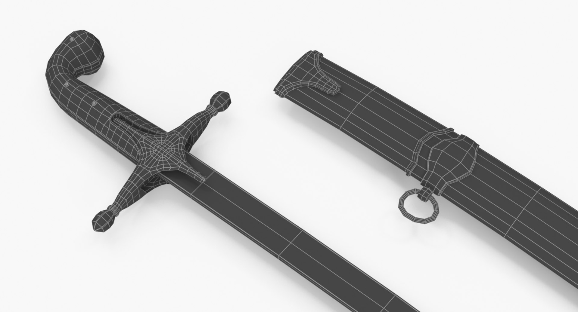 3D Ottoman Sword - TurboSquid 1297098