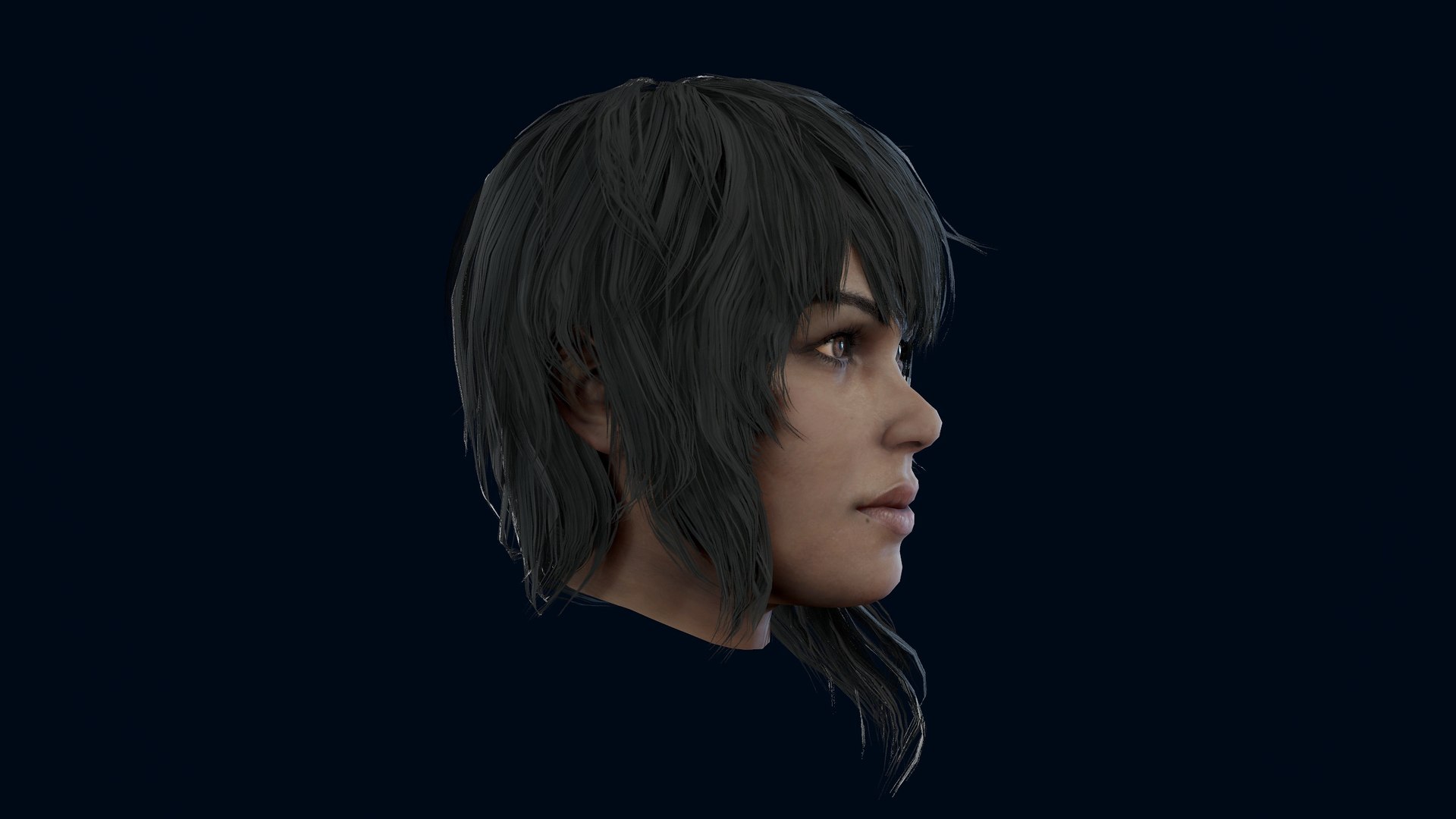 Female Head Character Model - TurboSquid 1590159