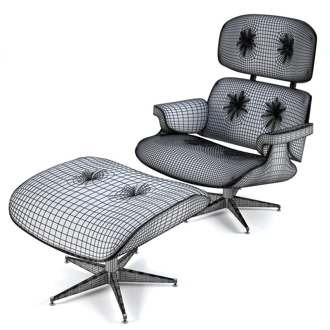 3D Model Lounge Chair Eames - TurboSquid 1369002