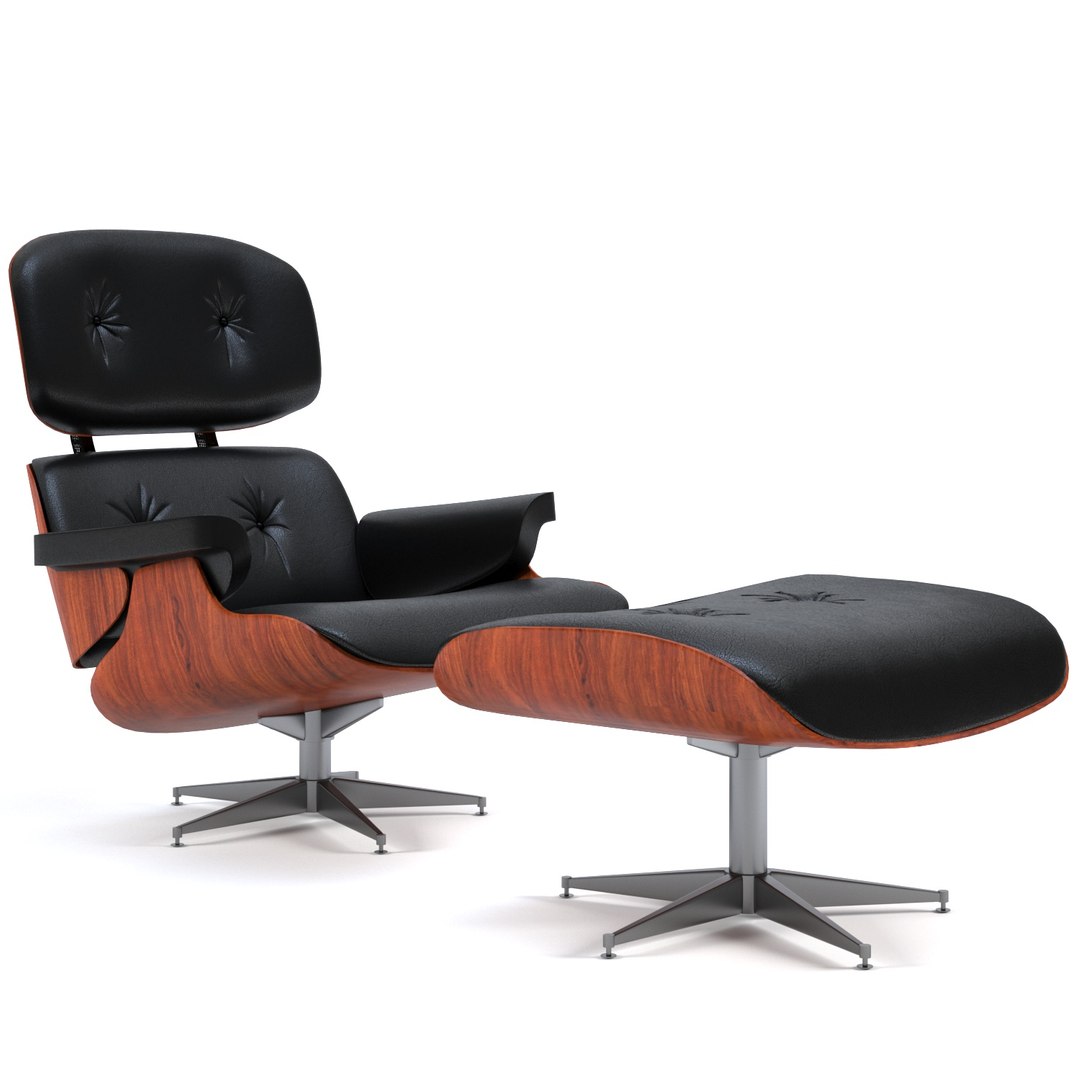 3D Model Lounge Chair Eames - TurboSquid 1369002