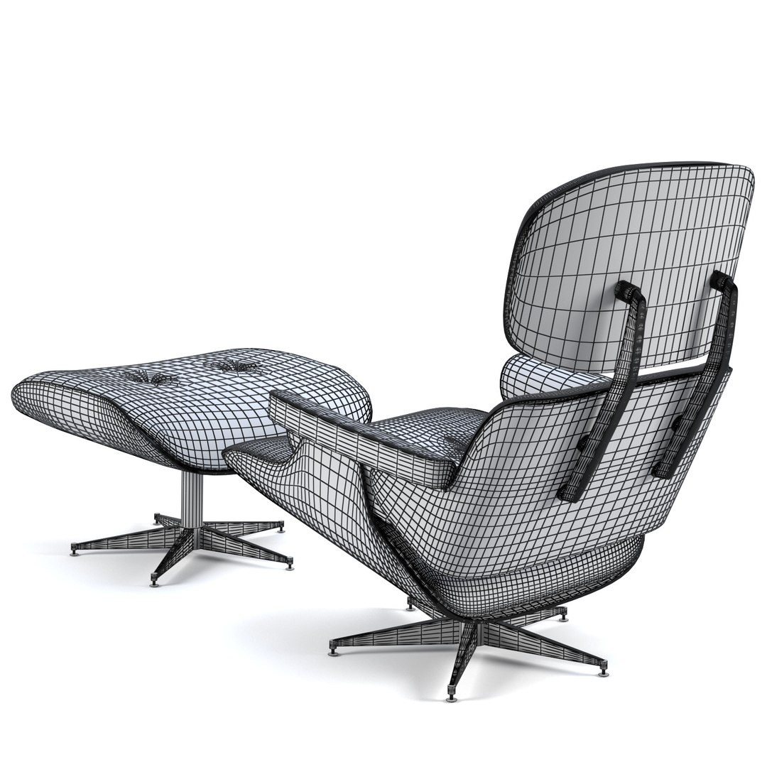 3D Model Lounge Chair Eames - TurboSquid 1369002