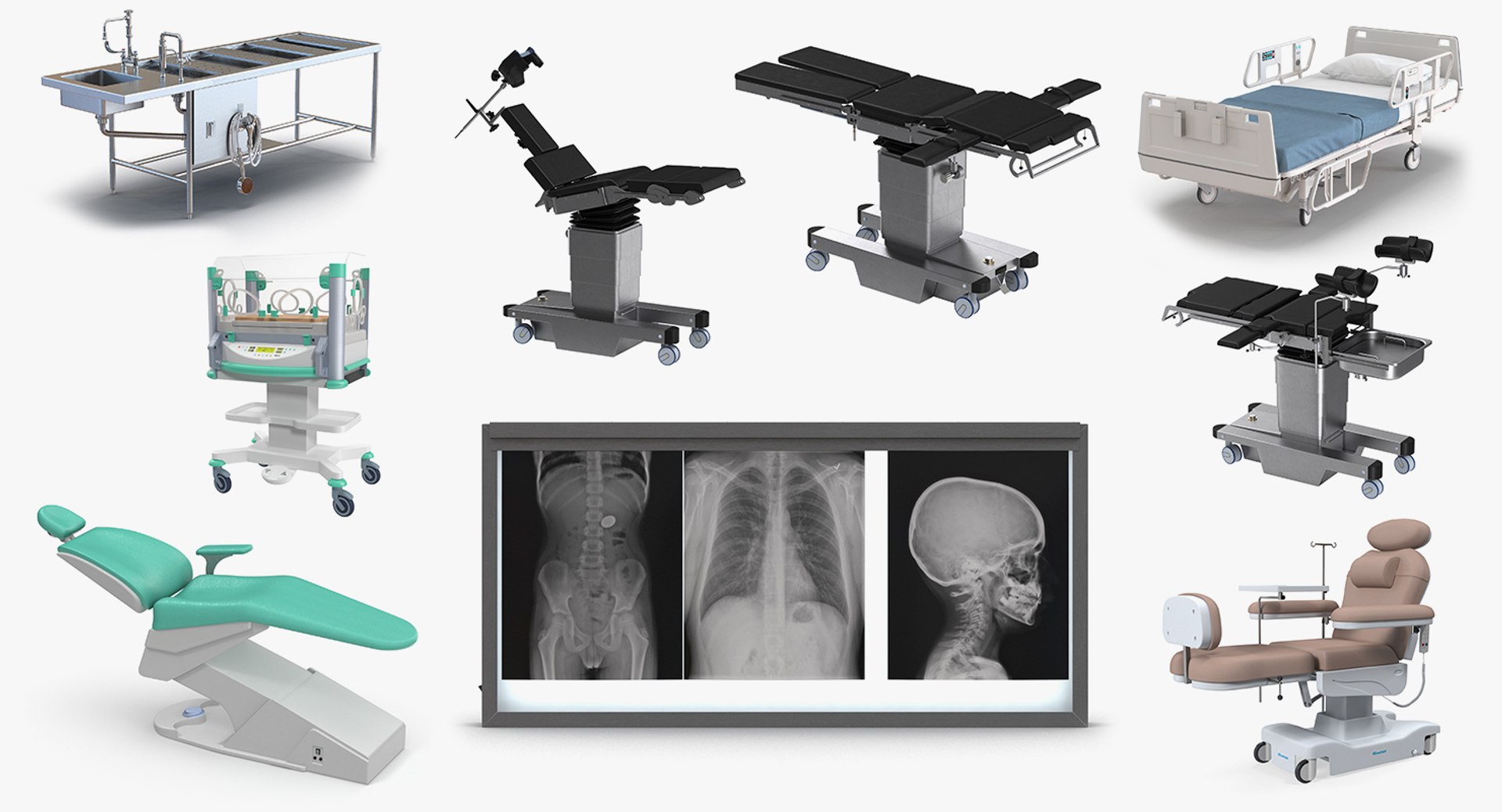 Medical equipment 3 3D model - TurboSquid 1402873