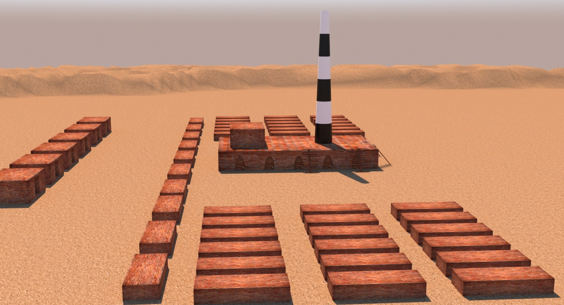 Bangladeshi Brick Kiln 3D Model - TurboSquid 1523009