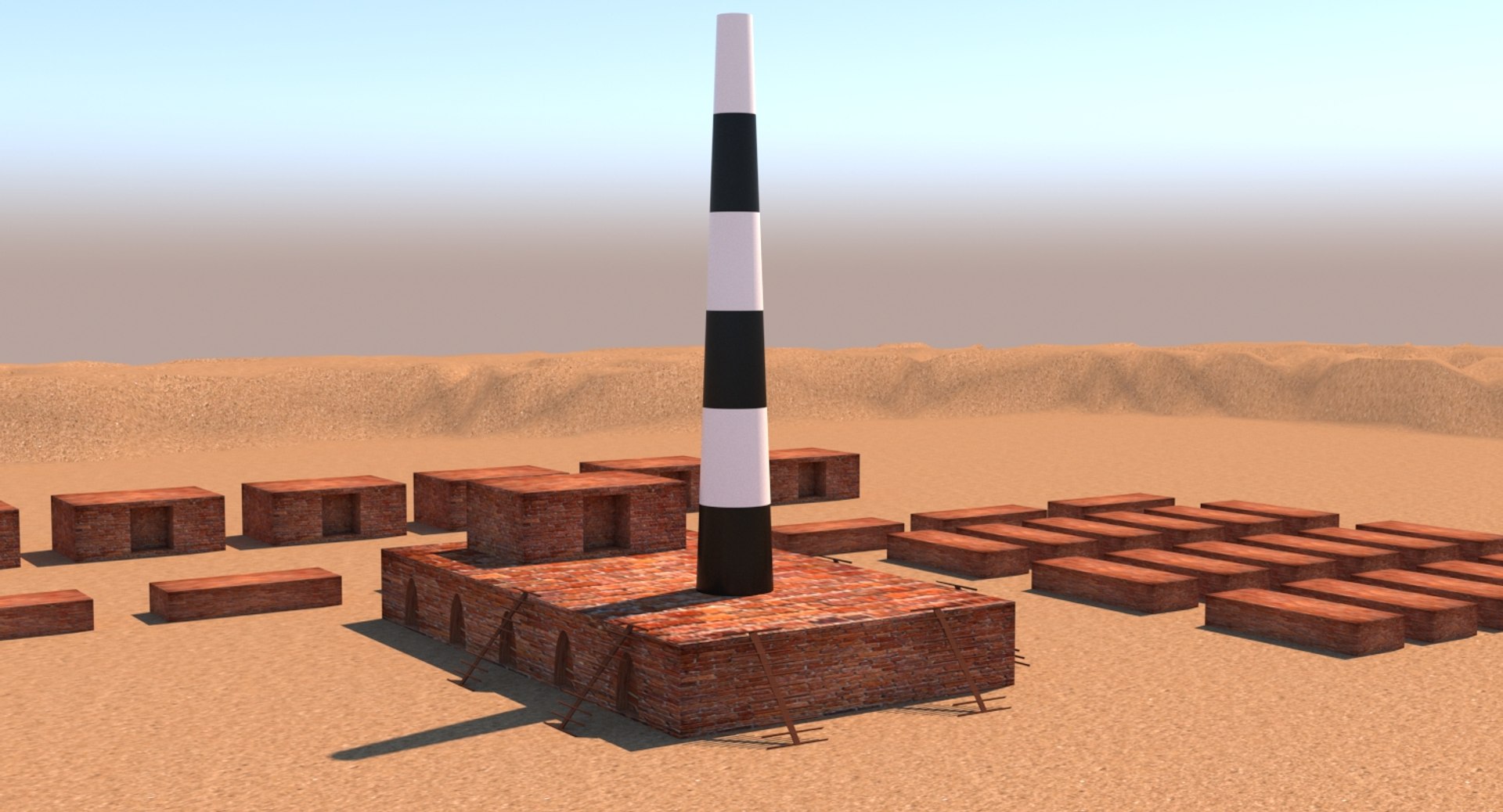 Bangladeshi Brick Kiln 3D Model - TurboSquid 1523009