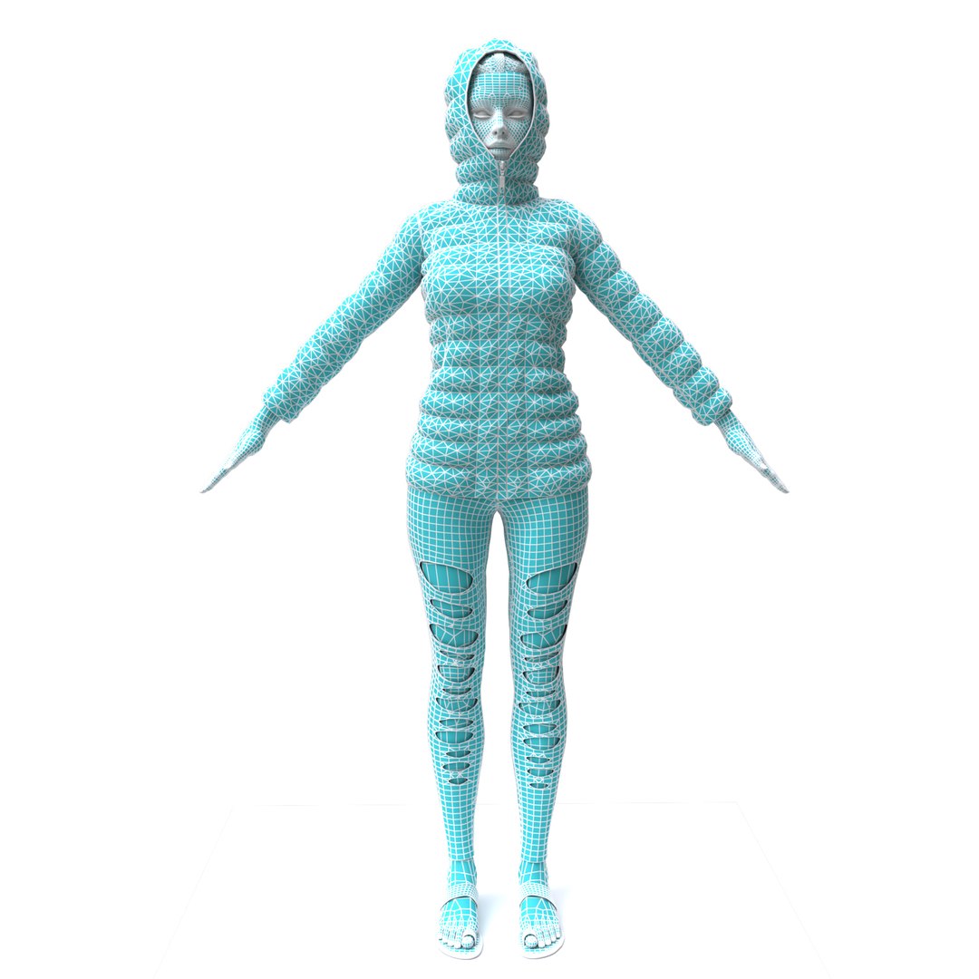 Realistic girl cloth 3D - TurboSquid 1627924