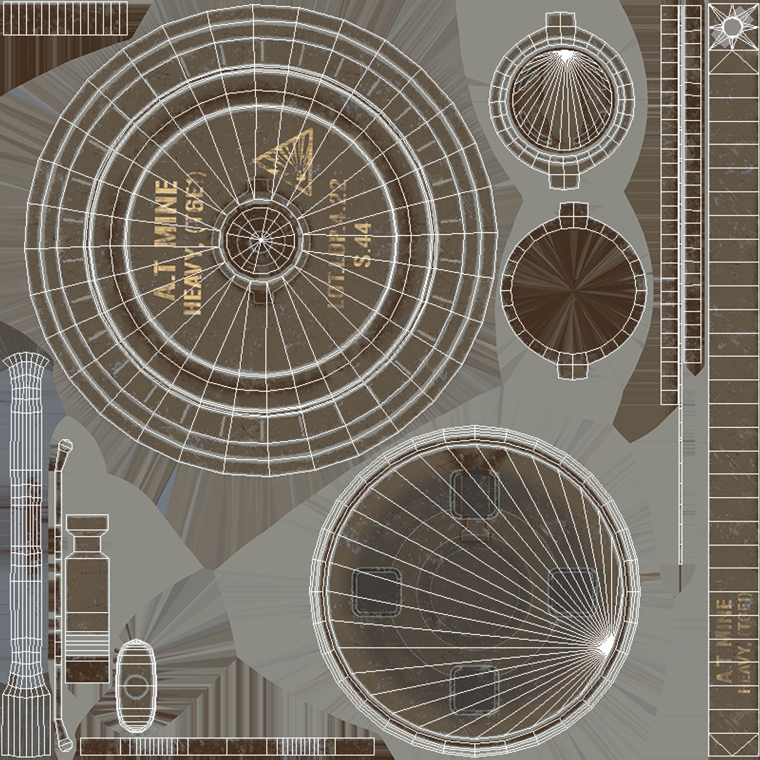 3D Anti Tank Mine M15 - TurboSquid 2381984