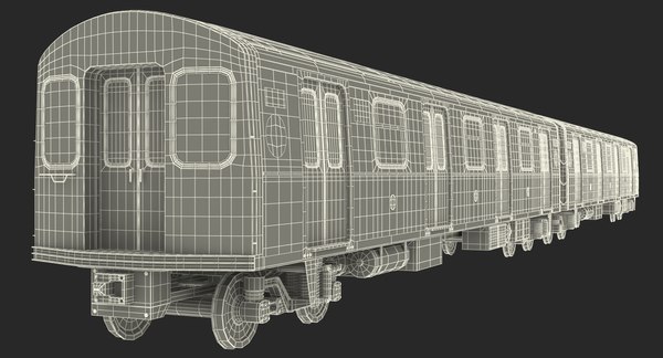 Subway trains 3D model - TurboSquid 1290128