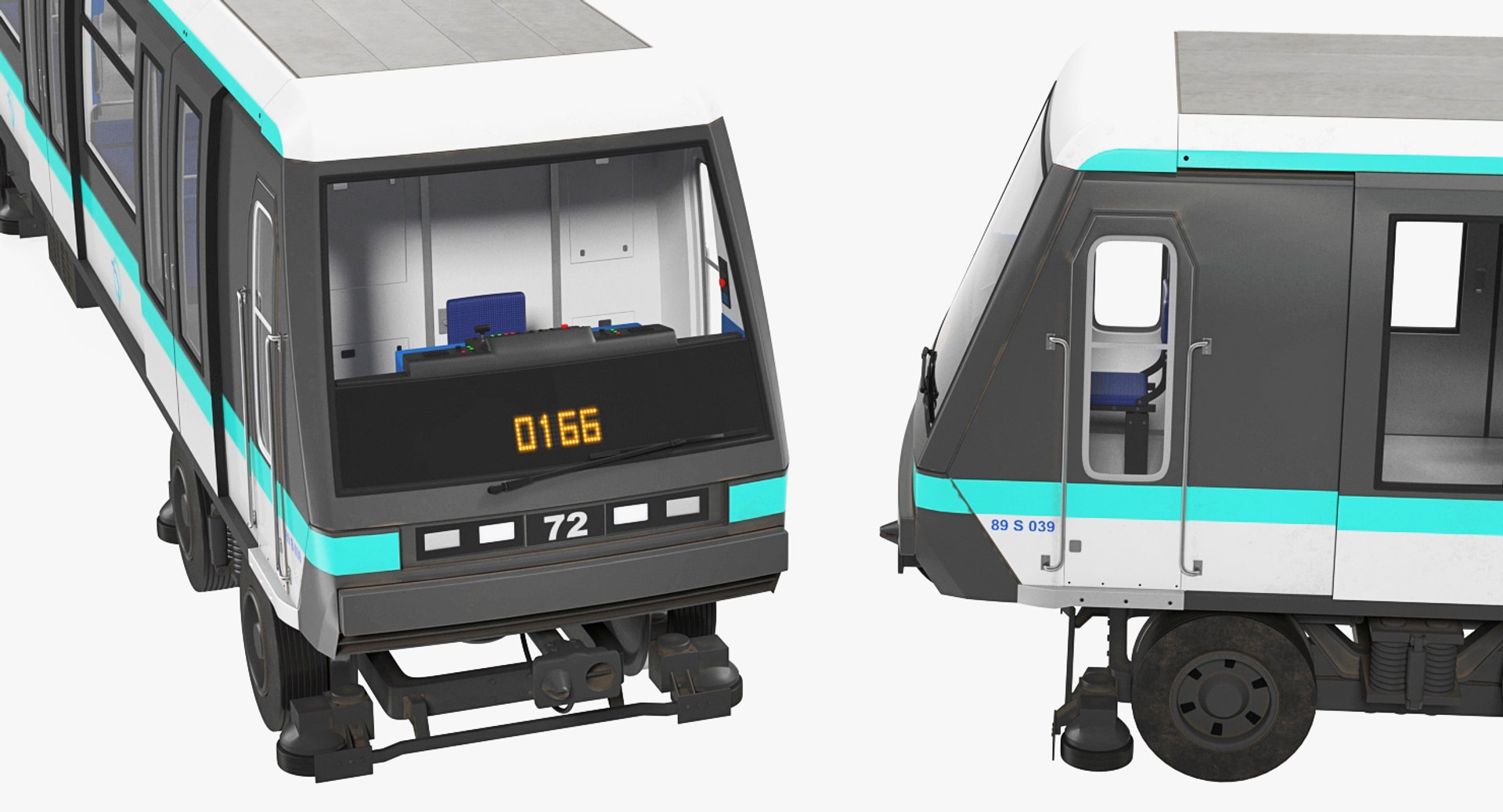 Subway Trains 3D Model - TurboSquid 1290128