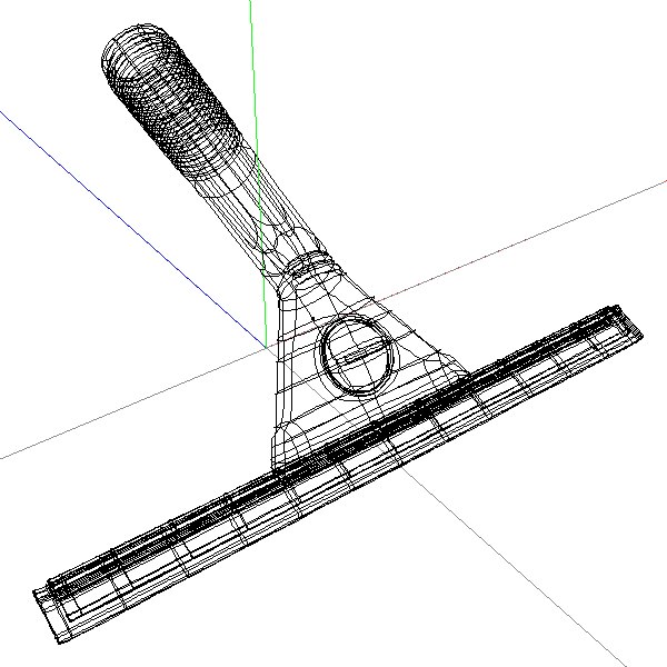 3d model squeegee window wiper