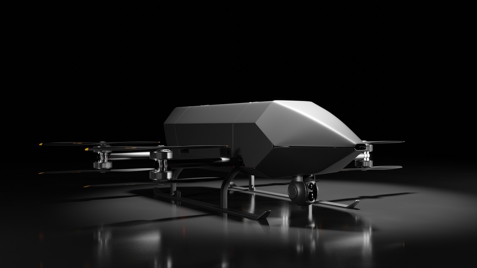 Cargo EVTOL Drone 3D Model - TurboSquid 2023876