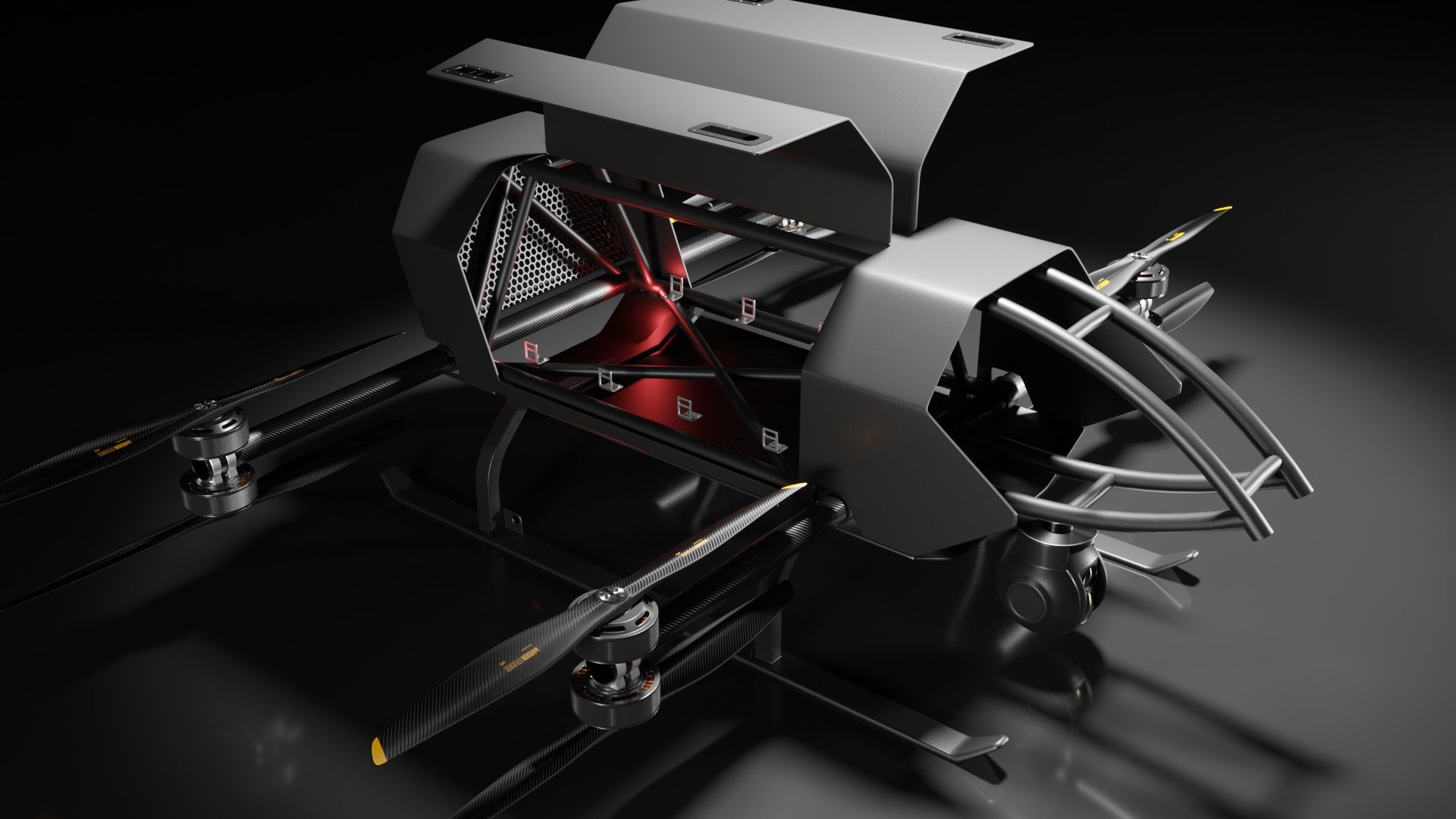 Cargo EVTOL Drone 3D Model - TurboSquid 2023876