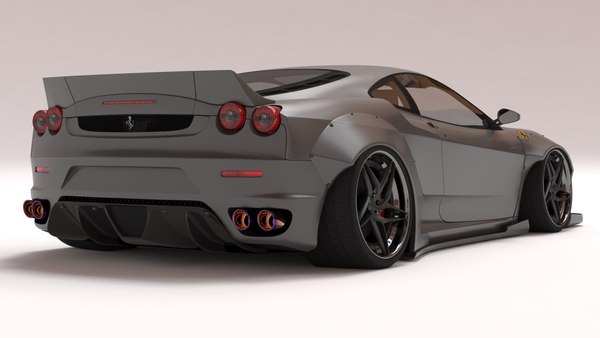 3D Ferrari F430 Liberty Walk Body Kit model - TurboSquid 1993361