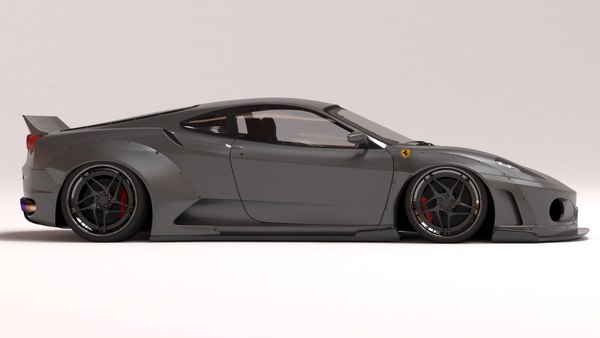 3D Ferrari F430 Liberty Walk Body Kit model - TurboSquid 1993361