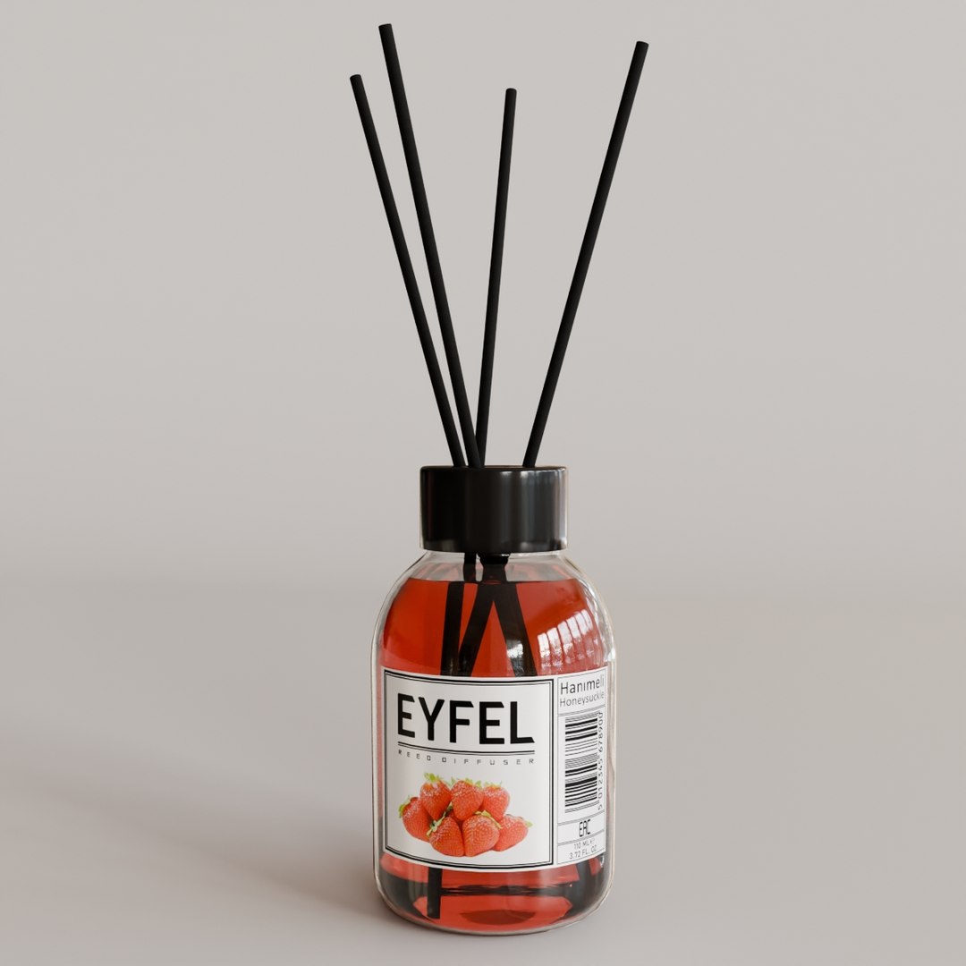 Eyfel Perfume Reed Diffuser Strawberry 3D Model - TurboSquid 2394922