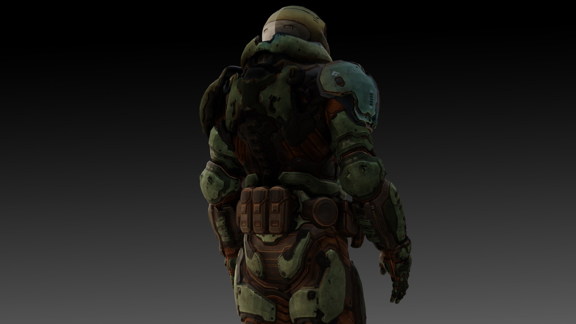 3D Doom Slayer 3D Model High-Quality Rigged - TurboSquid 2367578