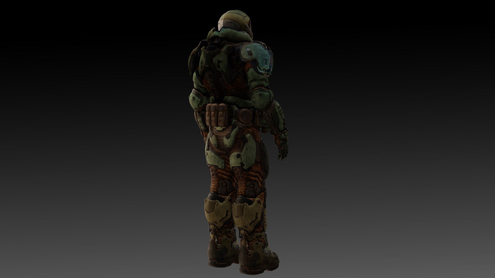 3D Doom Slayer 3D Model High-Quality Rigged - TurboSquid 2367578