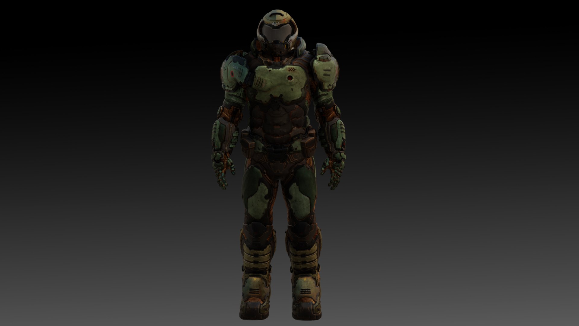 3D Doom Slayer 3D Model High-Quality Rigged - TurboSquid 2367578