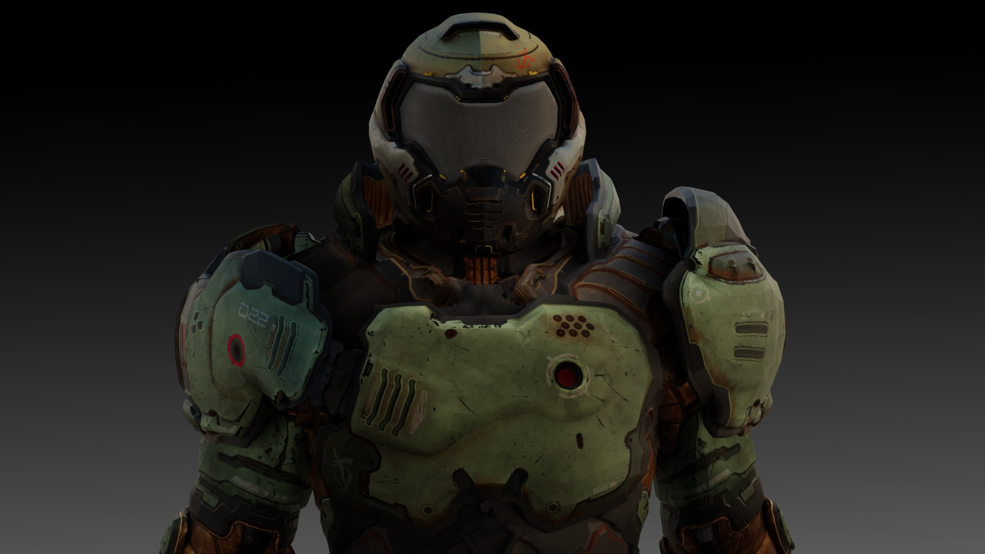 3D Doom Slayer 3D Model High-Quality Rigged - TurboSquid 2367578