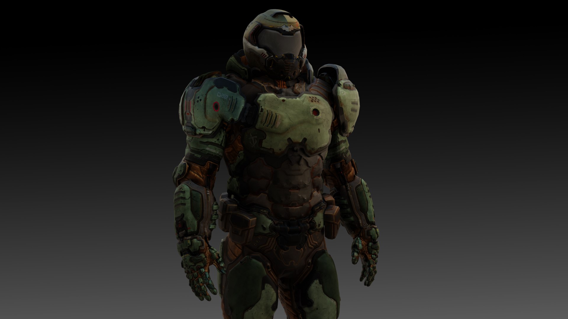 3D Doom Slayer 3D Model High-Quality Rigged - TurboSquid 2367578