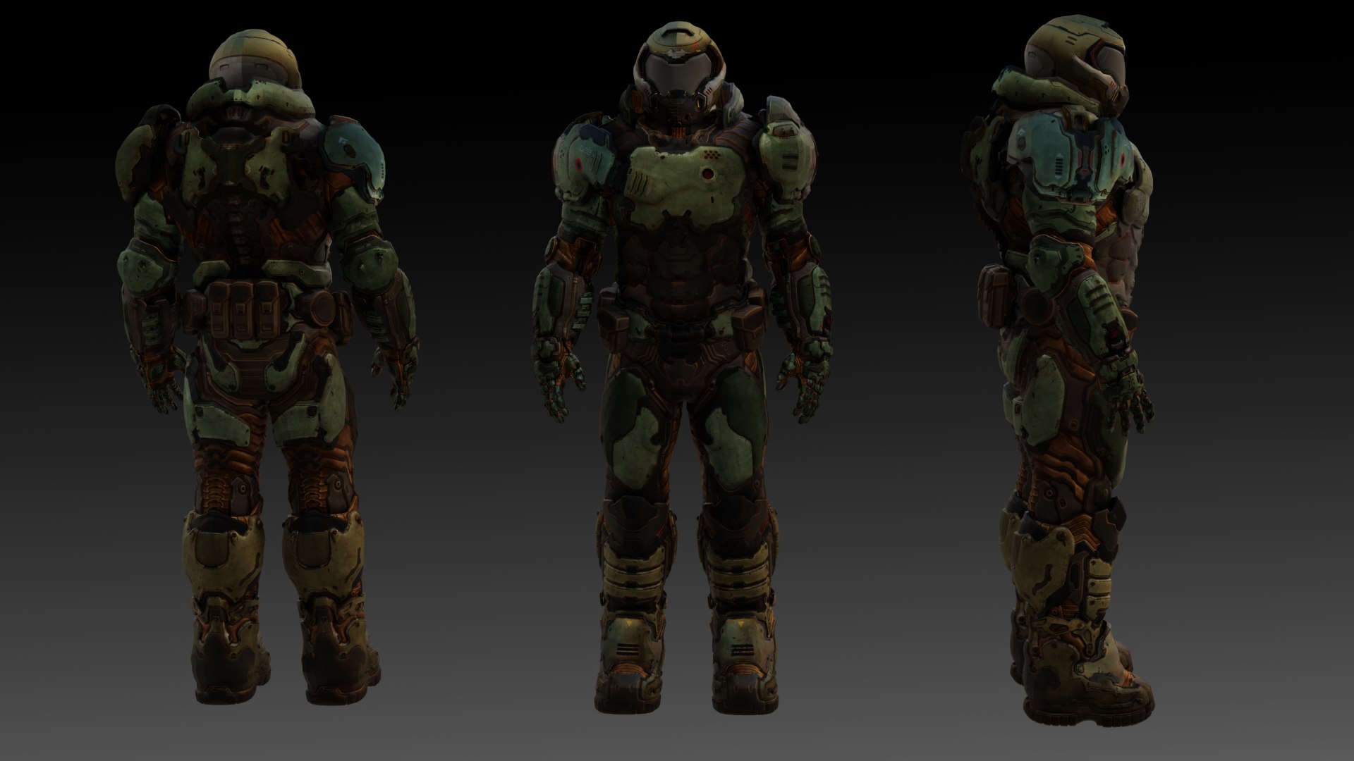 3D Doom Slayer 3D Model High-Quality Rigged - TurboSquid 2367578