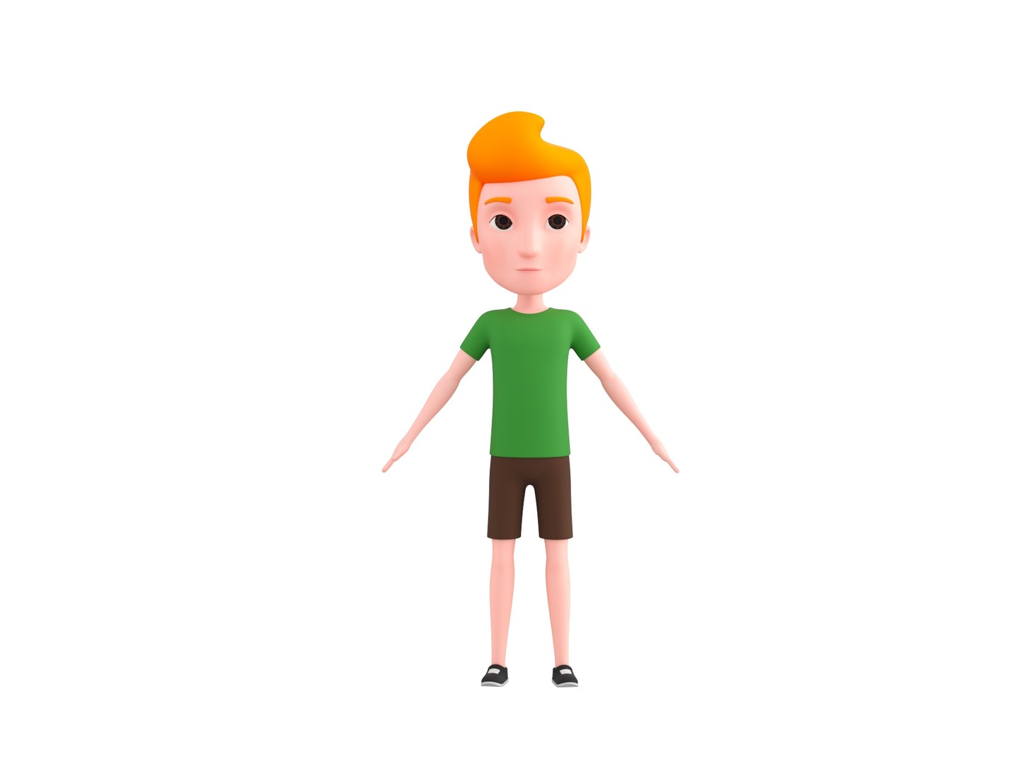 Man character cartoon 3D model - TurboSquid 1662823