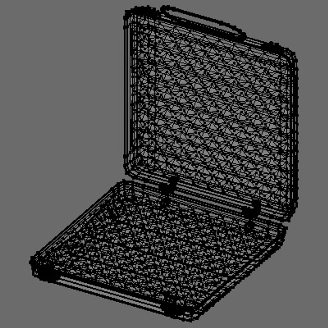 3dsmax Steel Pistol Case