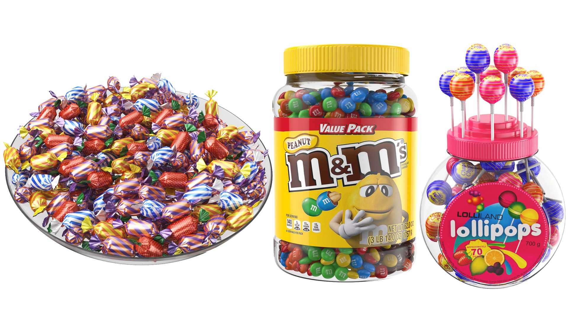 3D Detailed Pedaled Candy Cart - TurboSquid 2088419