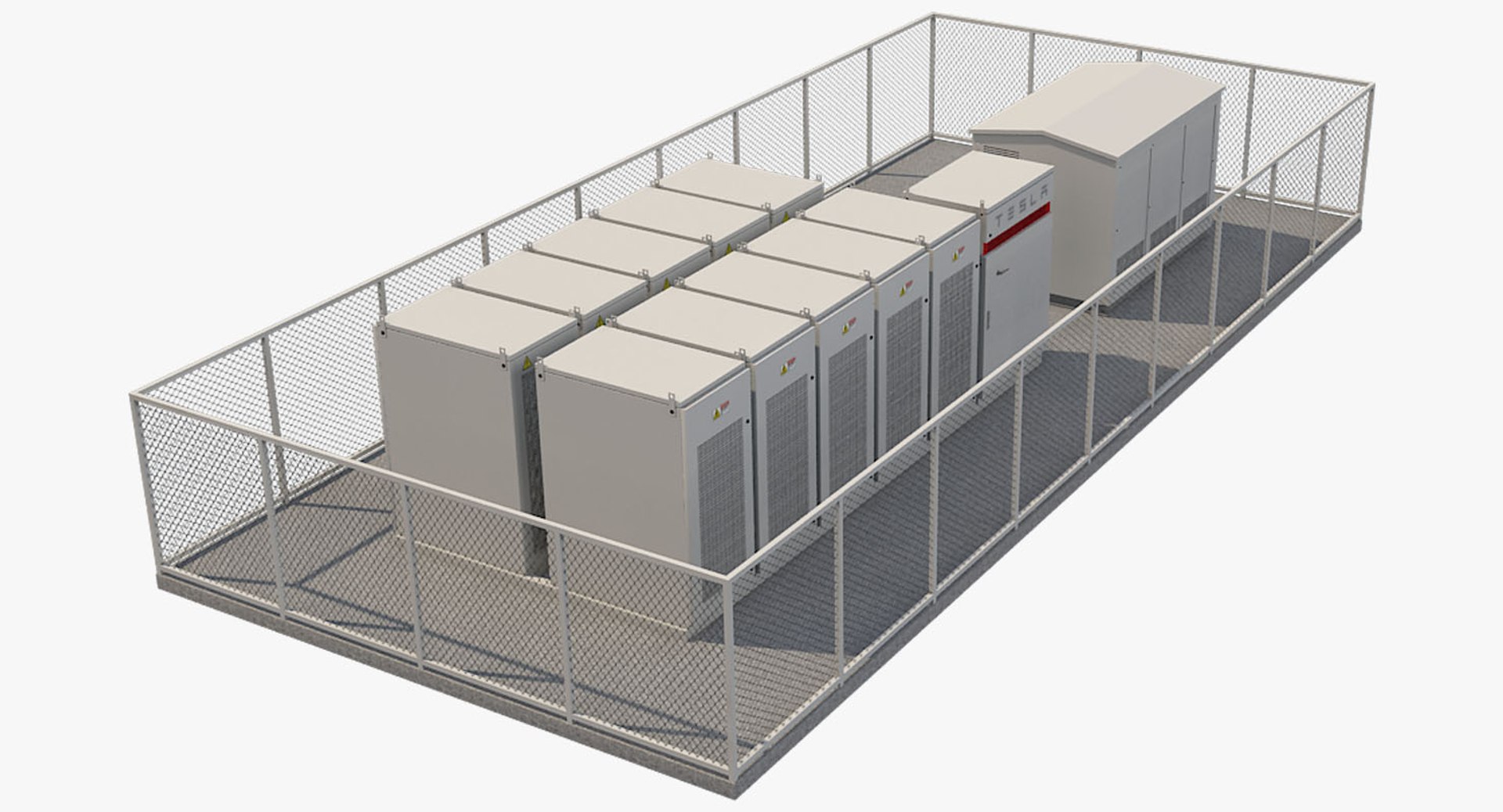 3D Tesla Power Pack Model - TurboSquid 1409166