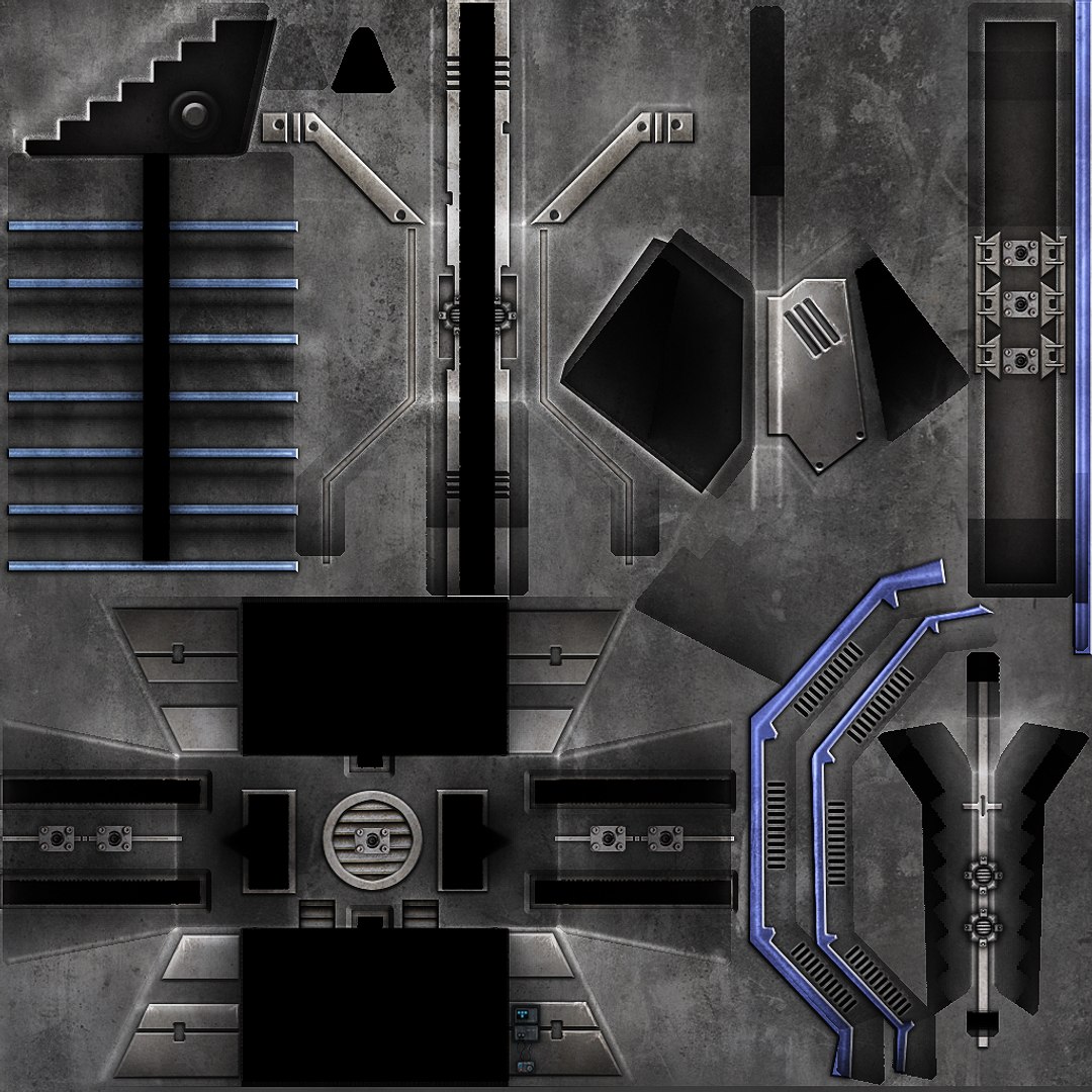 3dsmax Warp Gate Sci-fi